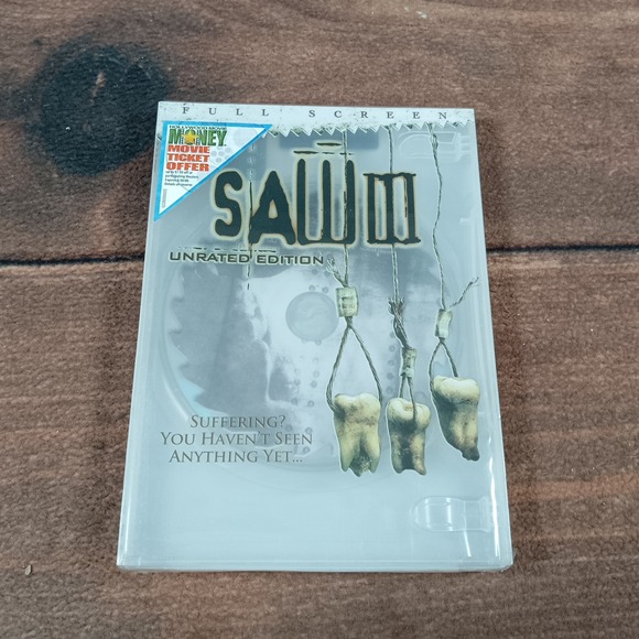 Media | New Saw Iii Unrated Edition Dvd Full Screen Movie | Poshmark